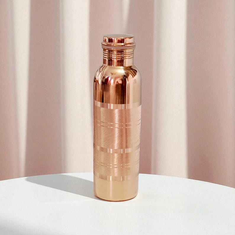 Pure Copper Bottle, Designer Copper Water Bottle, Unique Design ...
