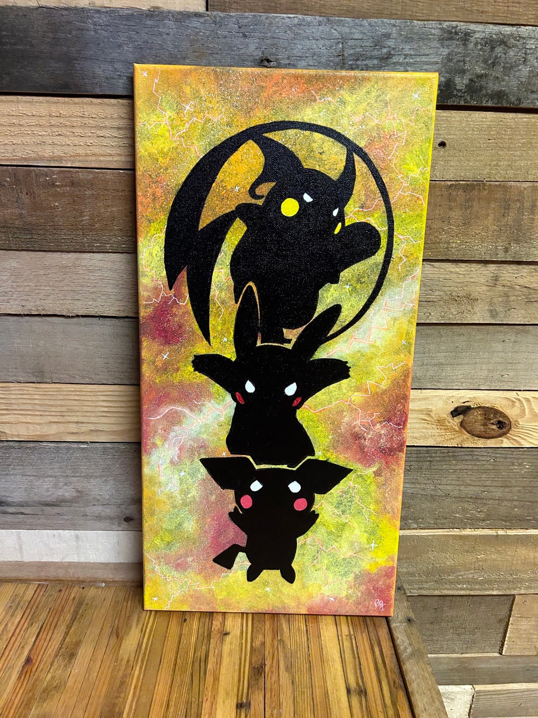 Pikachu Galaxy Evolution Line - Etsy