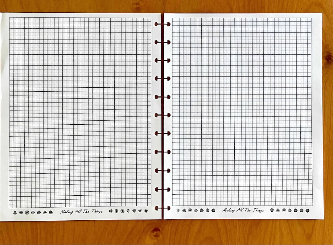 Graph Paper, Discbound Refill/add-on Pages Graph Paper. Supplemental ...