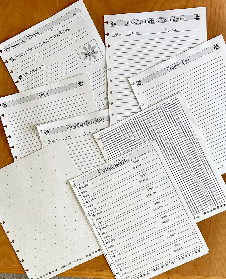 Graph Paper, Discbound Refill/add-on Pages Graph Paper. Supplemental ...