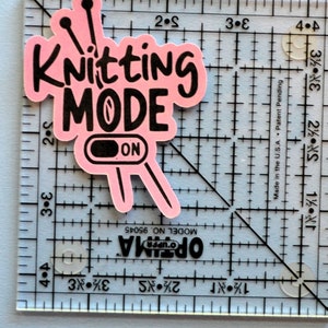 Waterproof Knitting Stickers. Knitting Stickers. Yarn Lover Stickers ...