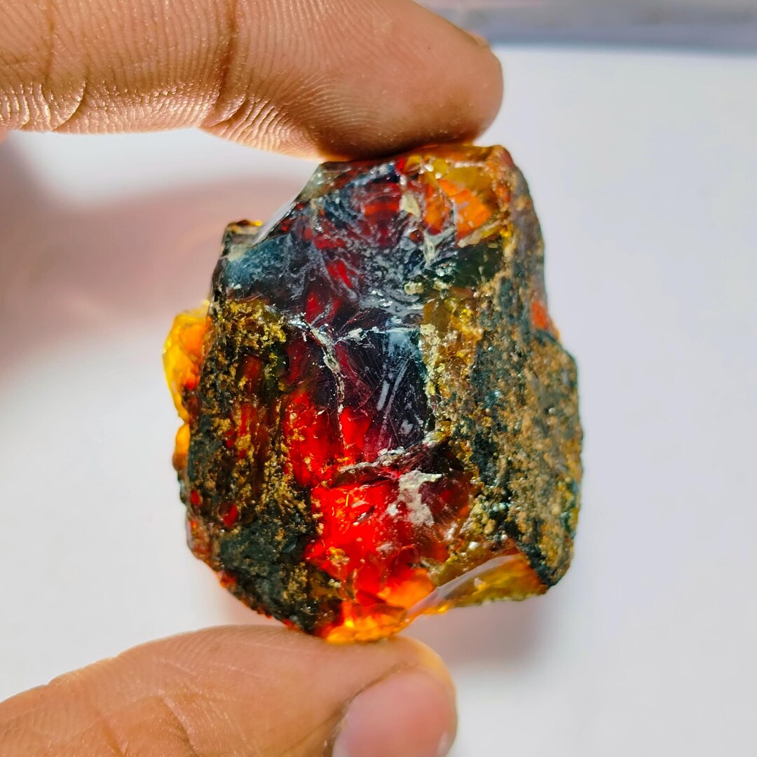 Amber Stone,rare Raw Amber Gemstone Cabochon,natural Transparent Amber ...