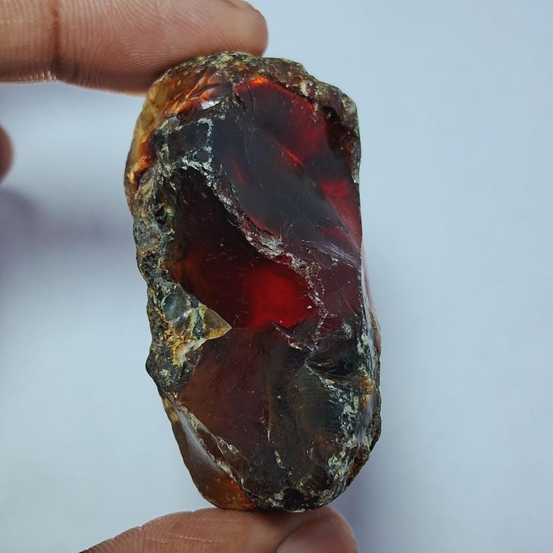 Amber Stone: Natural Rare Raw Transparent Golden Amber, (125 Carat ...