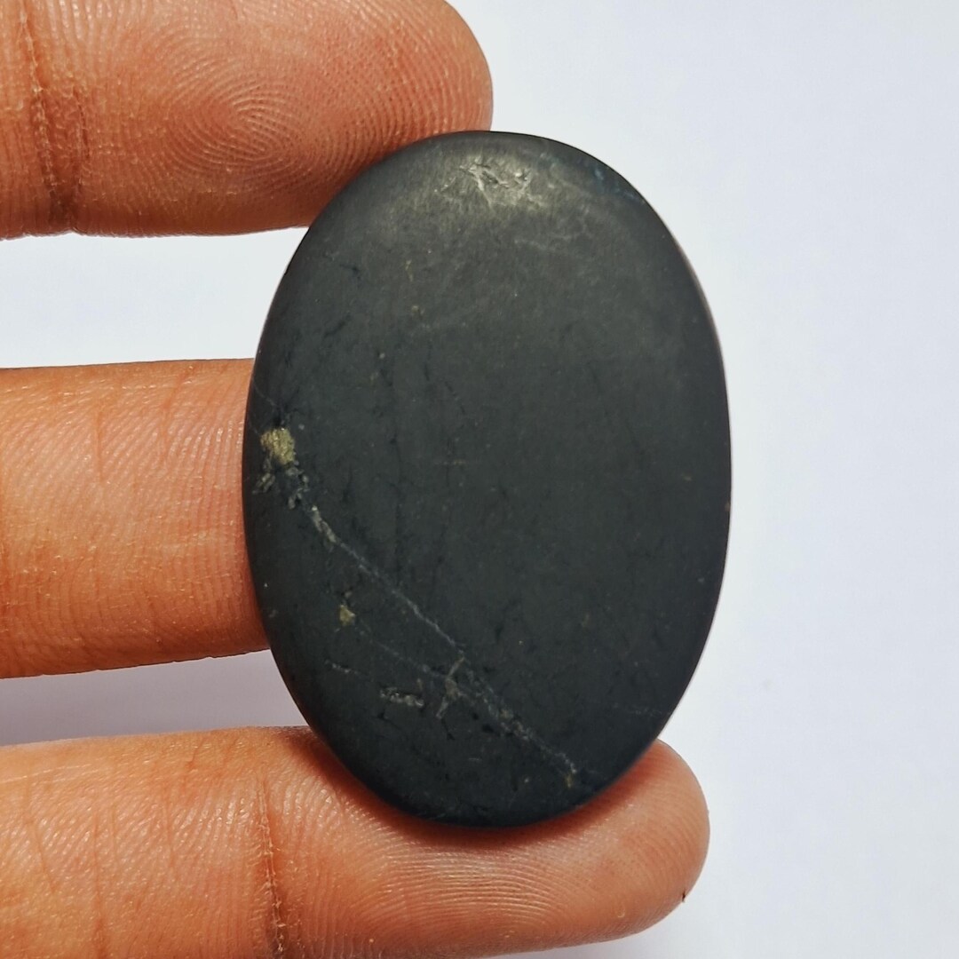 Shungite Pendant Gemstone,top Quality Pyrite Shungite Handmade Cabochon ...