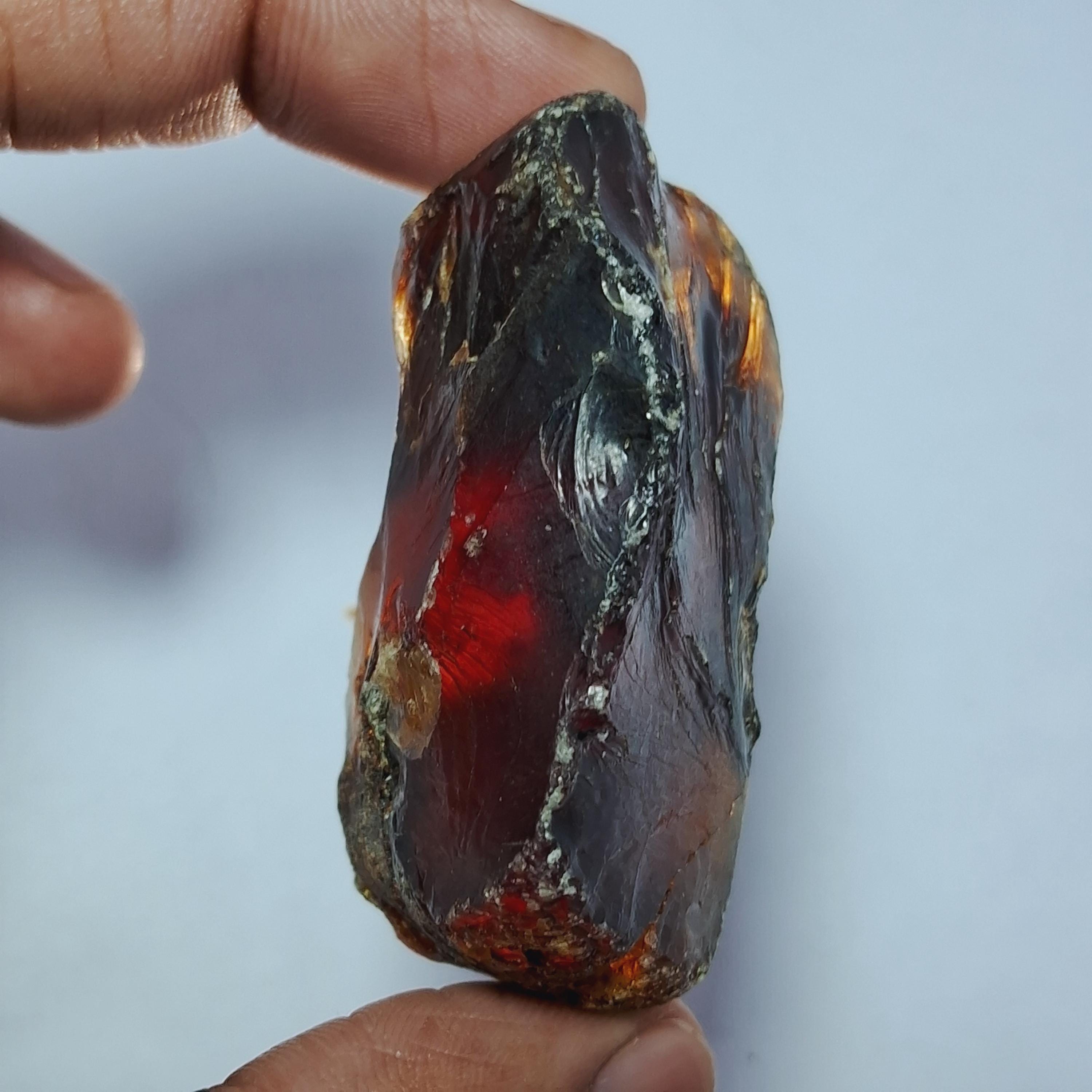 Amber Stone: Natural Rare Raw Transparent Golden Amber, (125 Carat ...