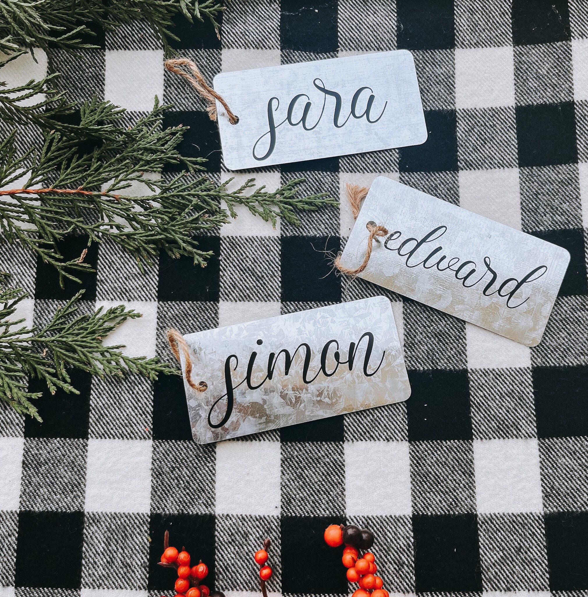Personalized Stocking Tags | Gift Tags | Personalized Christmas Tags ...