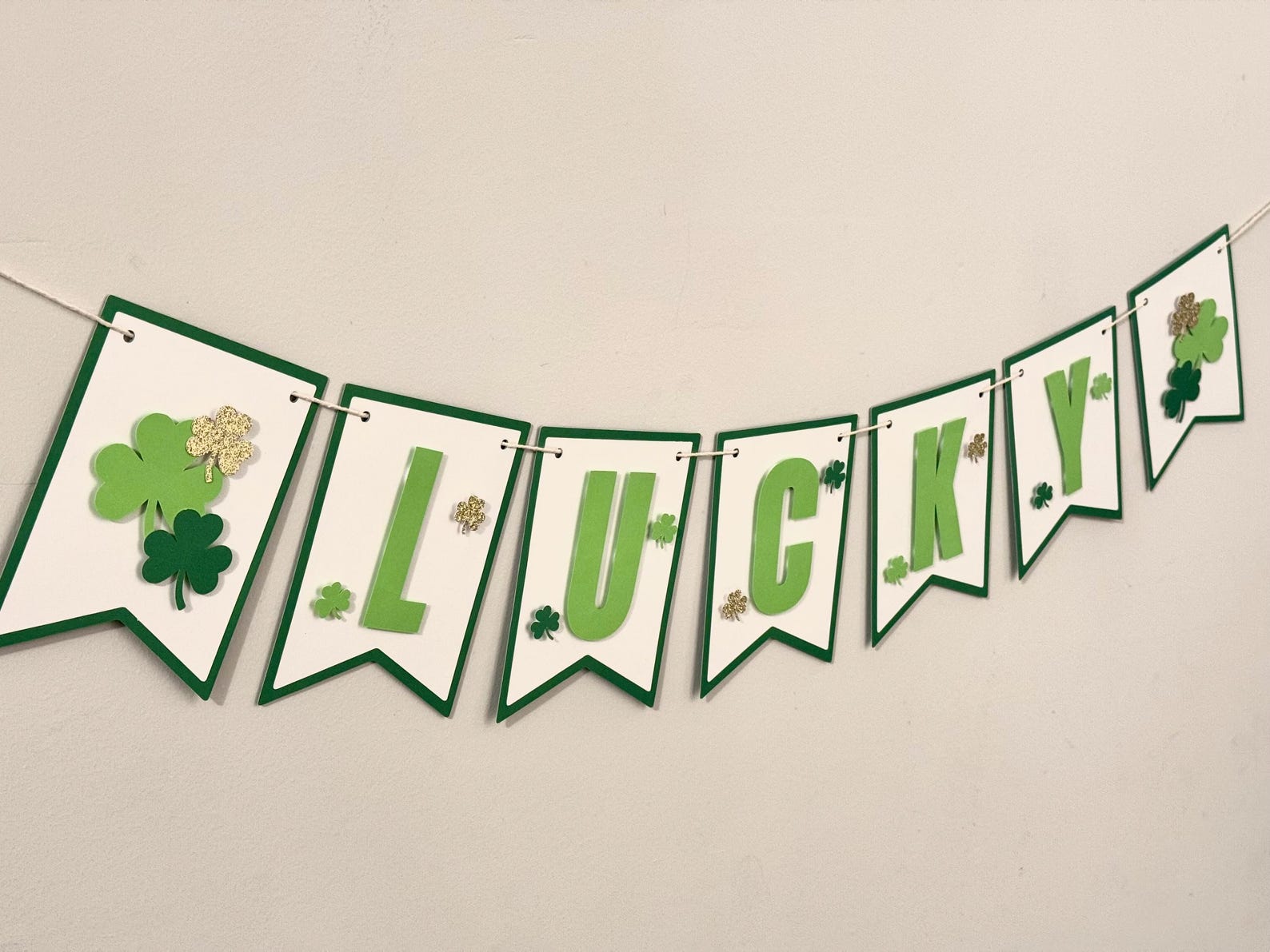 Custom St Patricks Day Banner | St Patricks Day Decor | Lucky Banner ...
