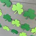 Shamrock Garland | St Patrick’s Day Decor | St Patrick’s Day Banner ...
