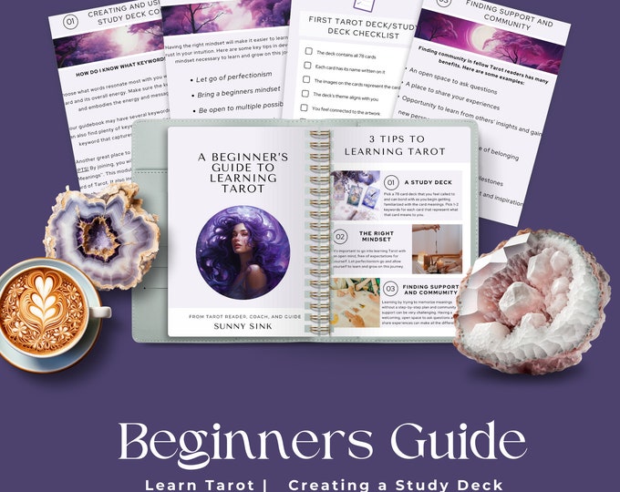 Tarot Flashcards, Tarot Cheat Sheet Printable, Learning Tarot Cards ...