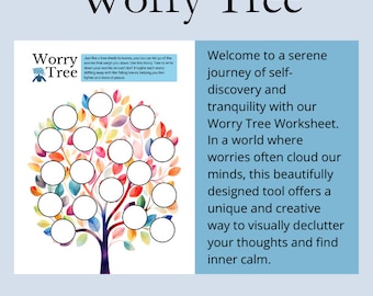 The Worry Tree Worksheets, Anxiety Relief, Cognitive Distortions ...