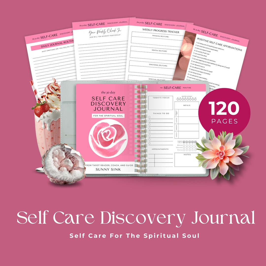 Self Care Journal | Mood | Habit Tracker | Gratitude | Mental Health ...