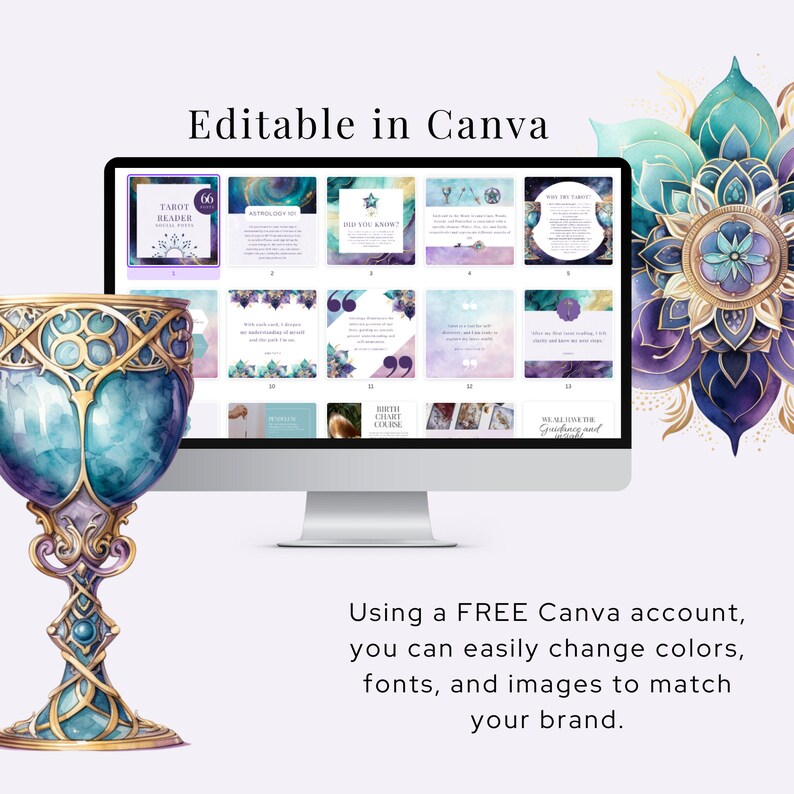 Instagram Post Templates, Tarot Reader and Astrology Enthusiast , Tarot ...
