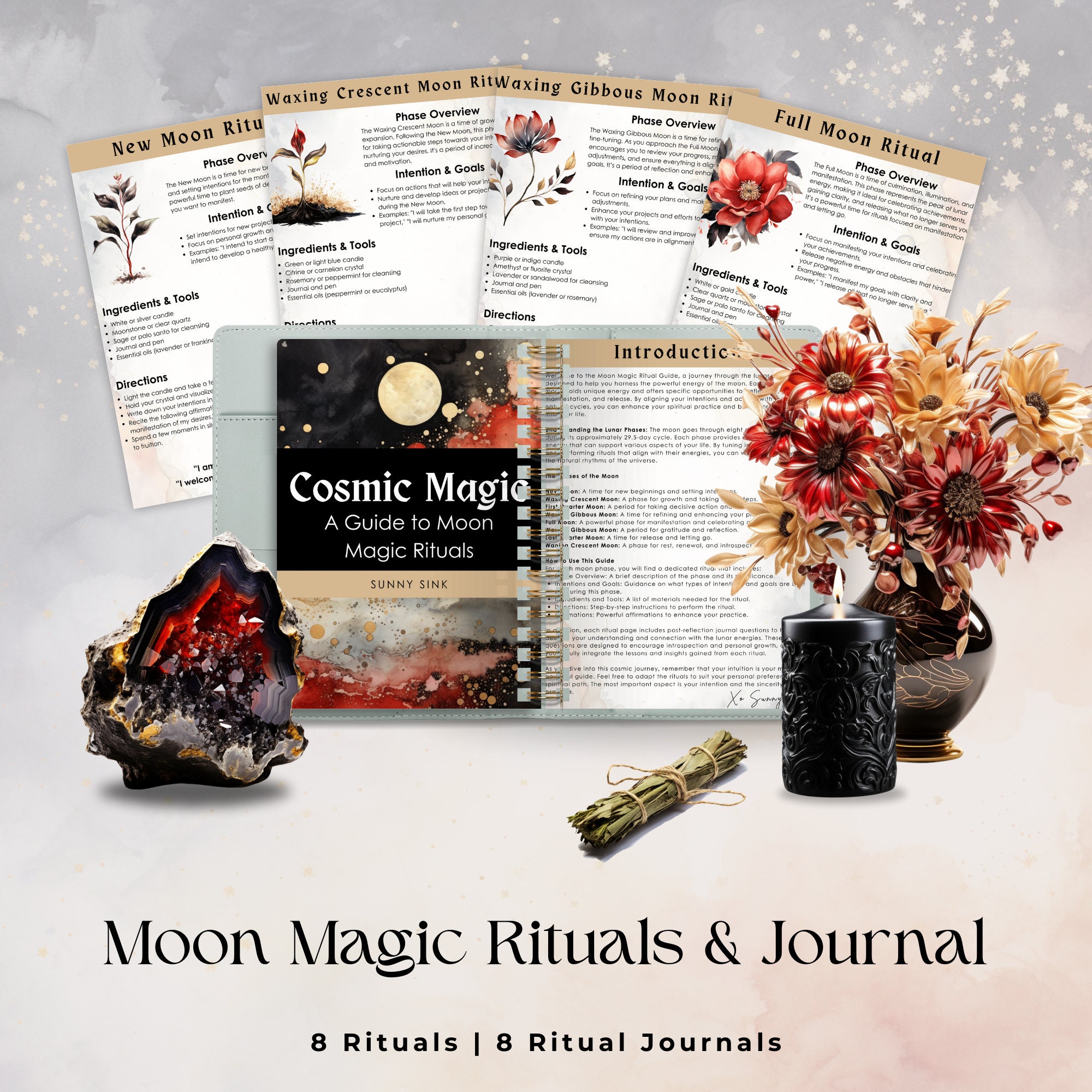 Moon Rituals Printable, Astrology Planner PDF, Moon Planner, Astrology ...