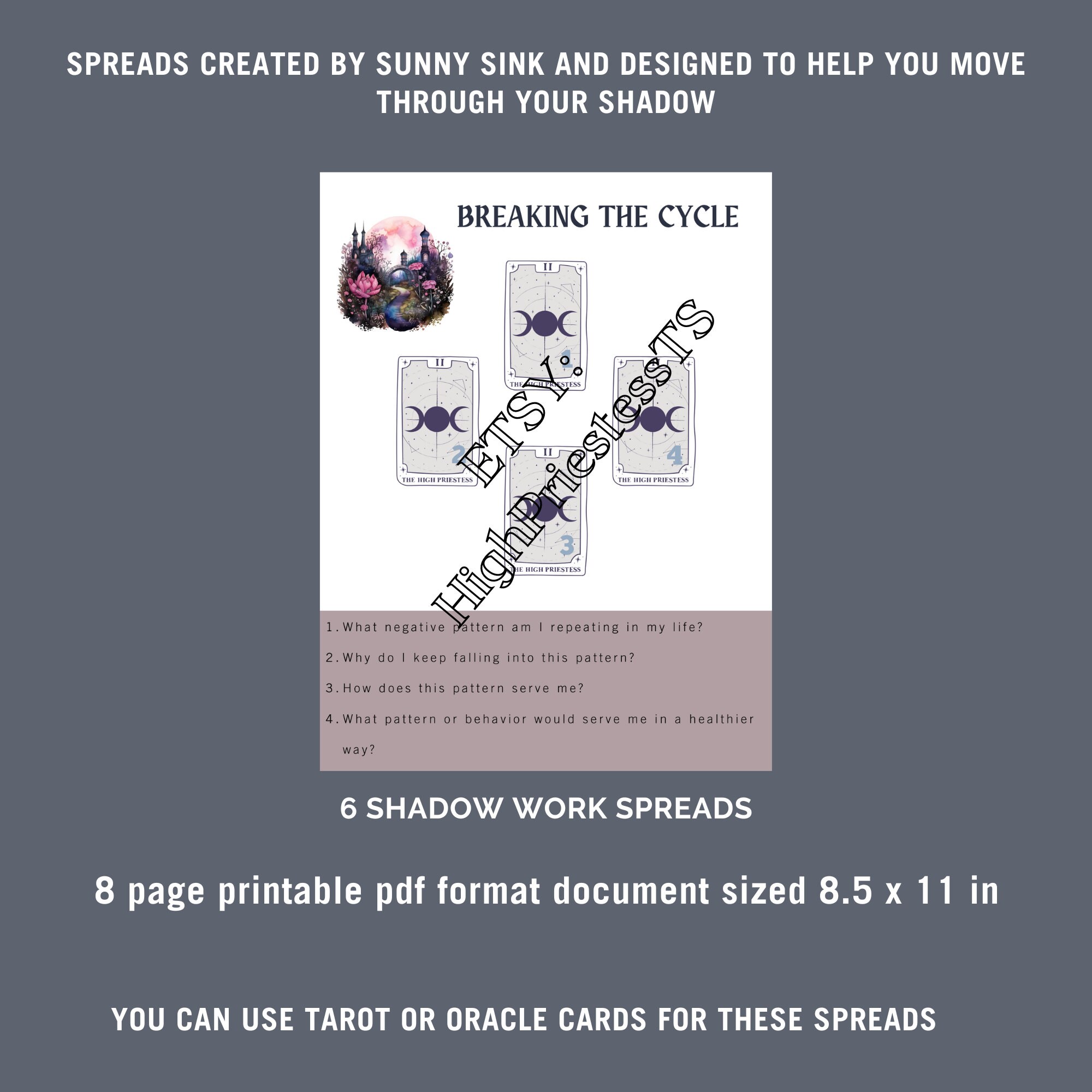 Printable Tarot Spreads | Printable Tarot E Book | Printable Tarot ...