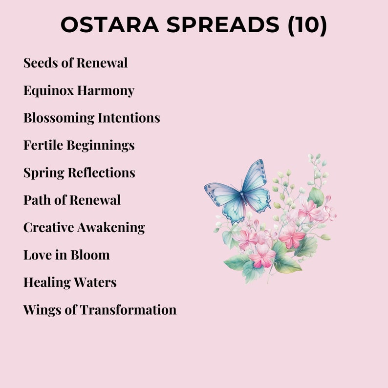 Ostara Bundle | Ostara Greeting Cards | Ostara Tarot Spreads ...