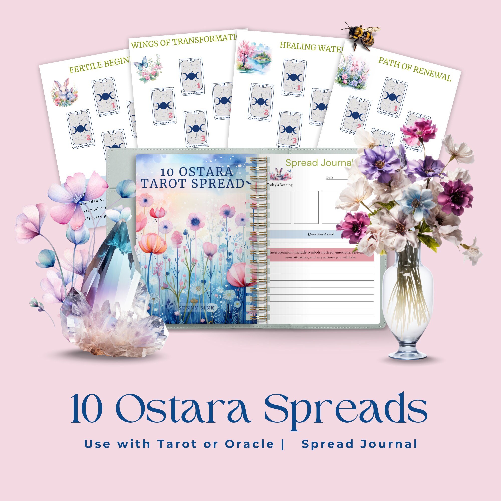 Ostara Bundle | Ostara Greeting Cards | Ostara Tarot Spreads ...