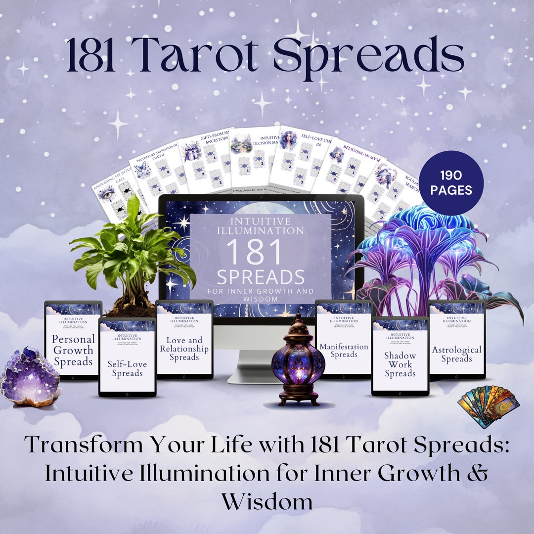 Printable Tarot Spreads | 181 Spreads for Inner Growth & Wisdom ...