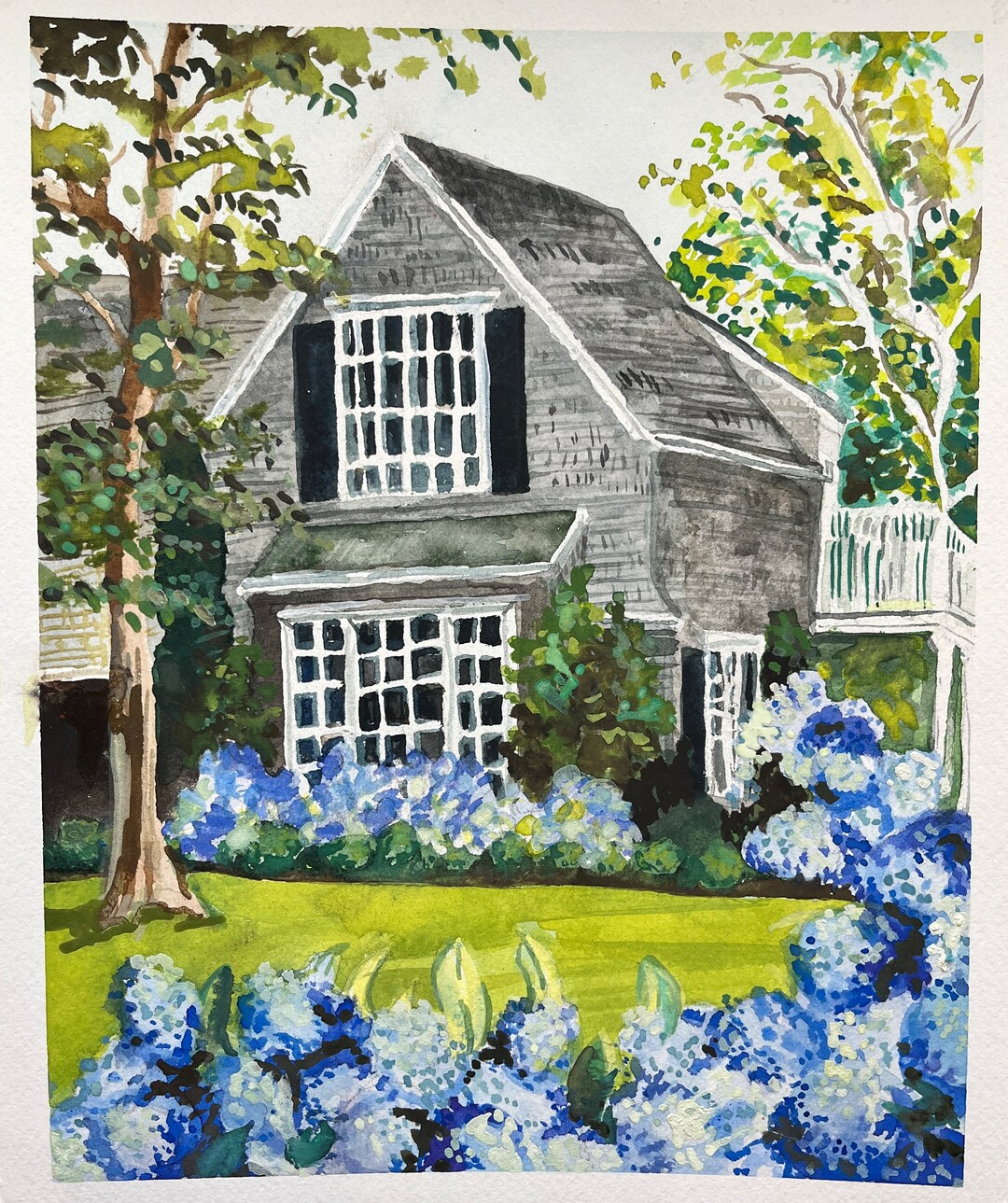 Custom Watercolor House Portraits - Etsy