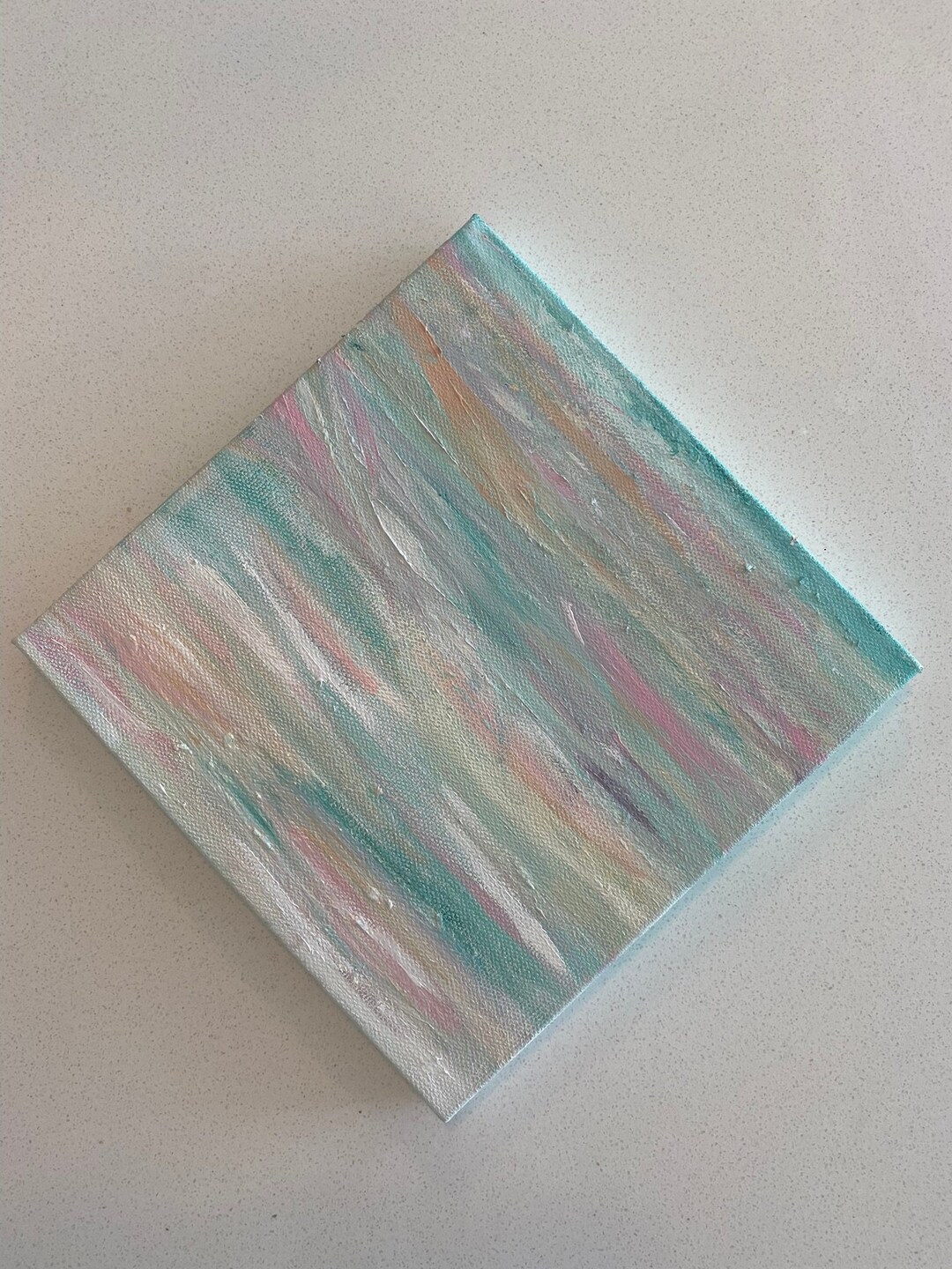 Pastel Painted Skies Acrylic and Watercolor Painting - Etsy