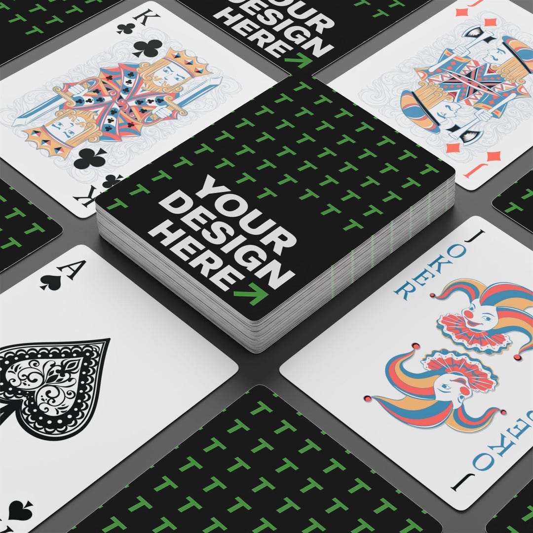 Personalized Poker Playing Cards, Custom Card Deck for Game Nights ...