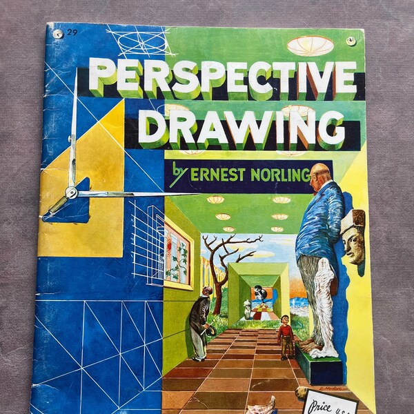 Vintage Drawing Book - Etsy