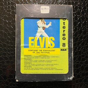 Vintage ELVIS 8 Track Tapes Set of 2 - Etsy