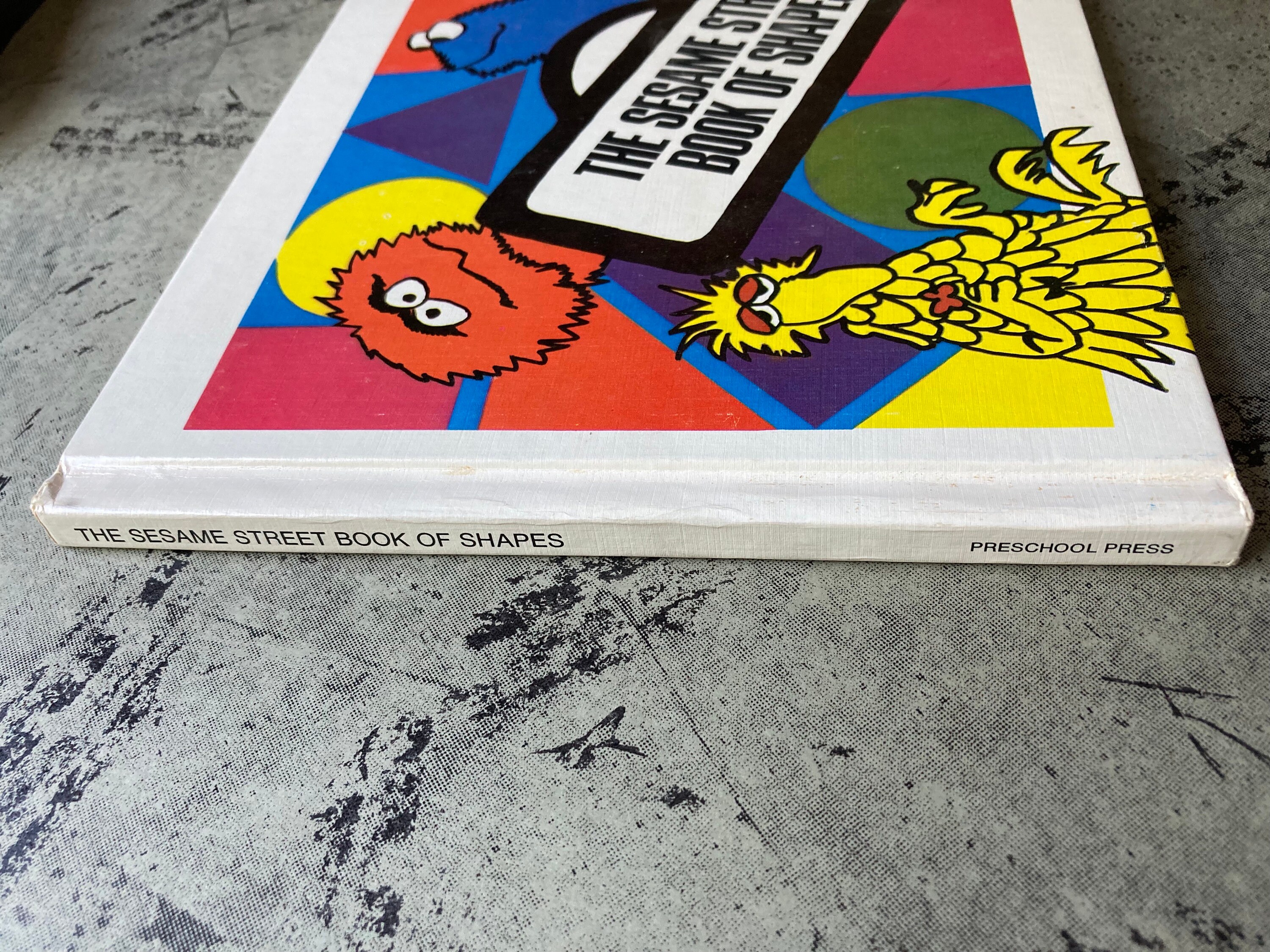Vintage Hardcover Children's Book the Sesame Street Book of Shapes - Etsy