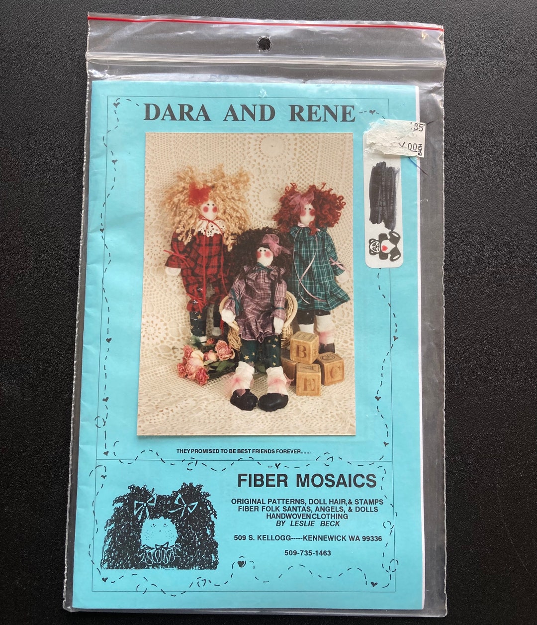 Vintage Dara and Rene Doll Pattern by Leslie Beck - Etsy