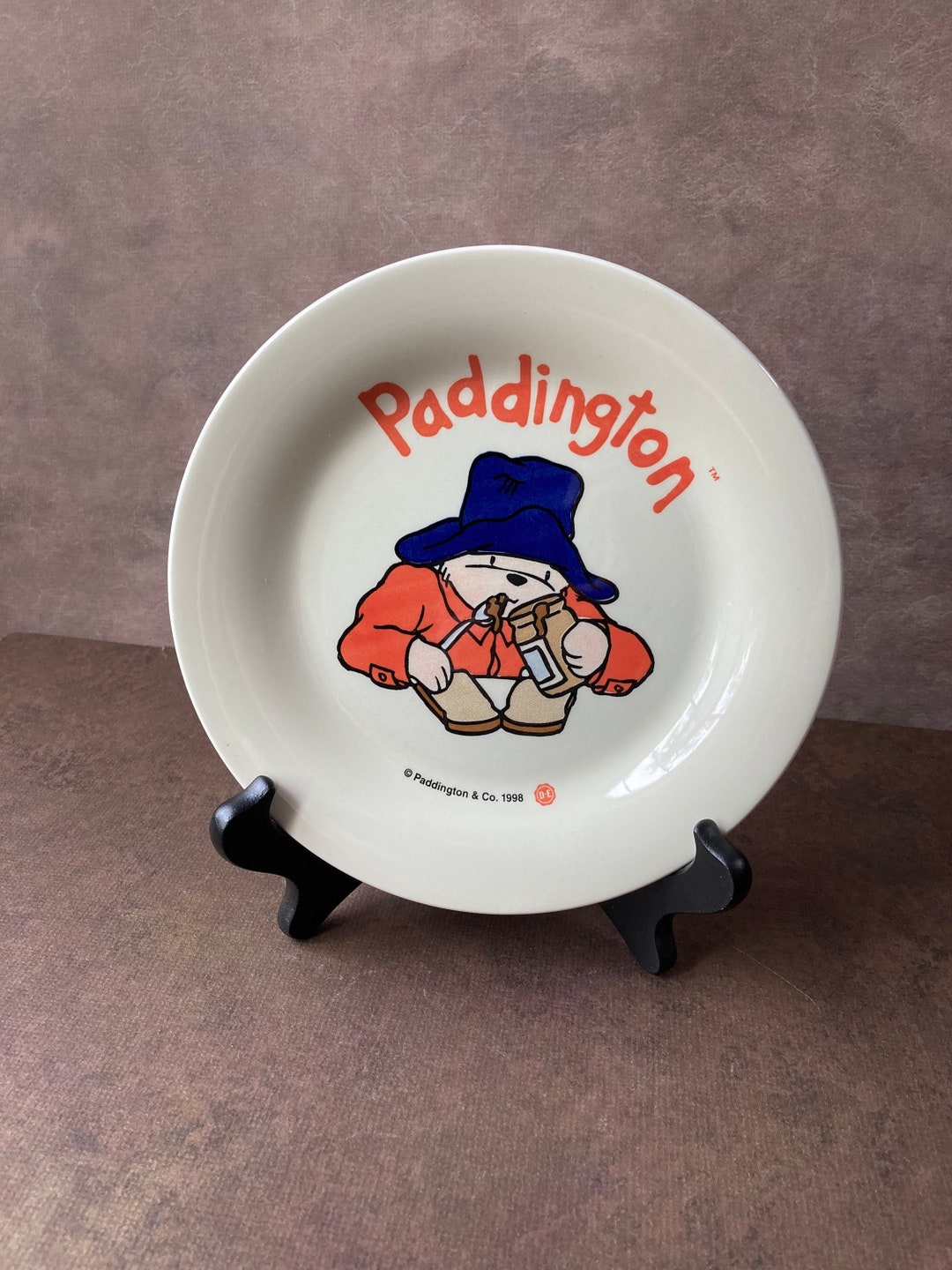 Vintage Paddington Bear Plate by Staffordshire 1998 - Etsy