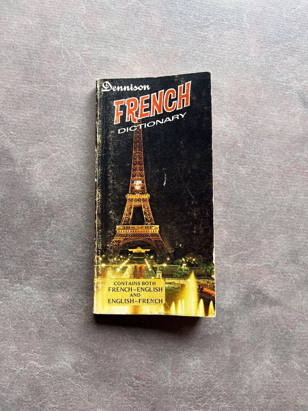 Vintage 1968 Dennison French Dictionary Both French-english & English ...