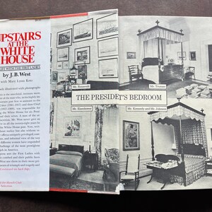 Vintage Hardcover Upstairs at the White House by J.B. West First ...
