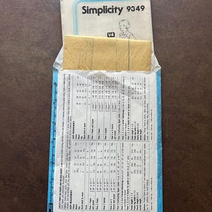 Vintage Simplicity Sewing Pattern 9349 Child's Suit Pants or Shorts and ...