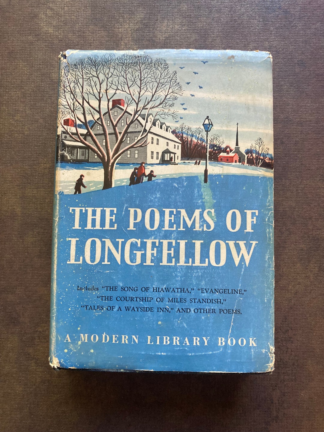 Vintage Hardcover Book the Poems of Longfellow - Etsy