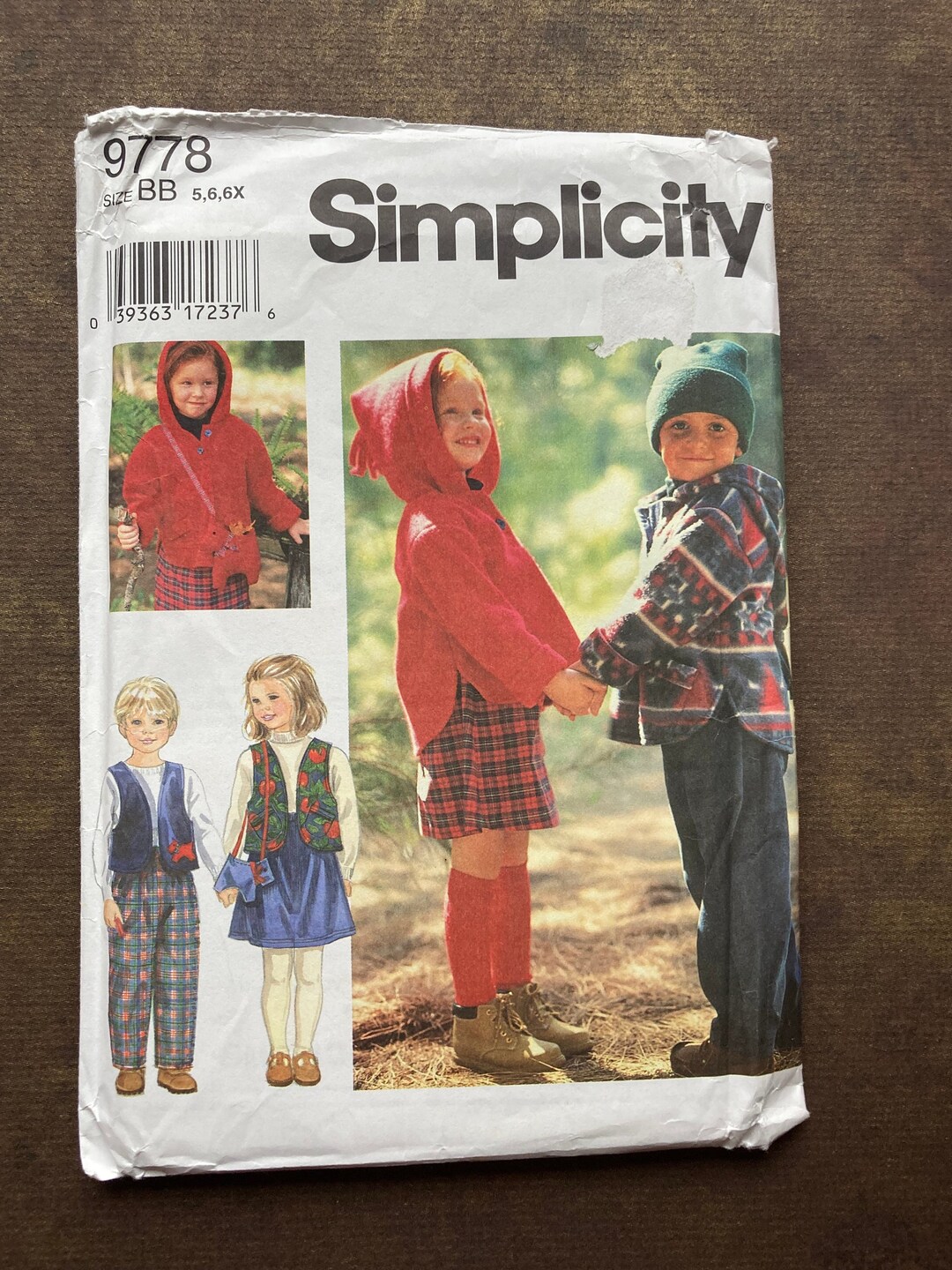 Vintage Simplicity Sewing Pattern 9778 Child's Separates Size 5-6-6x - Etsy