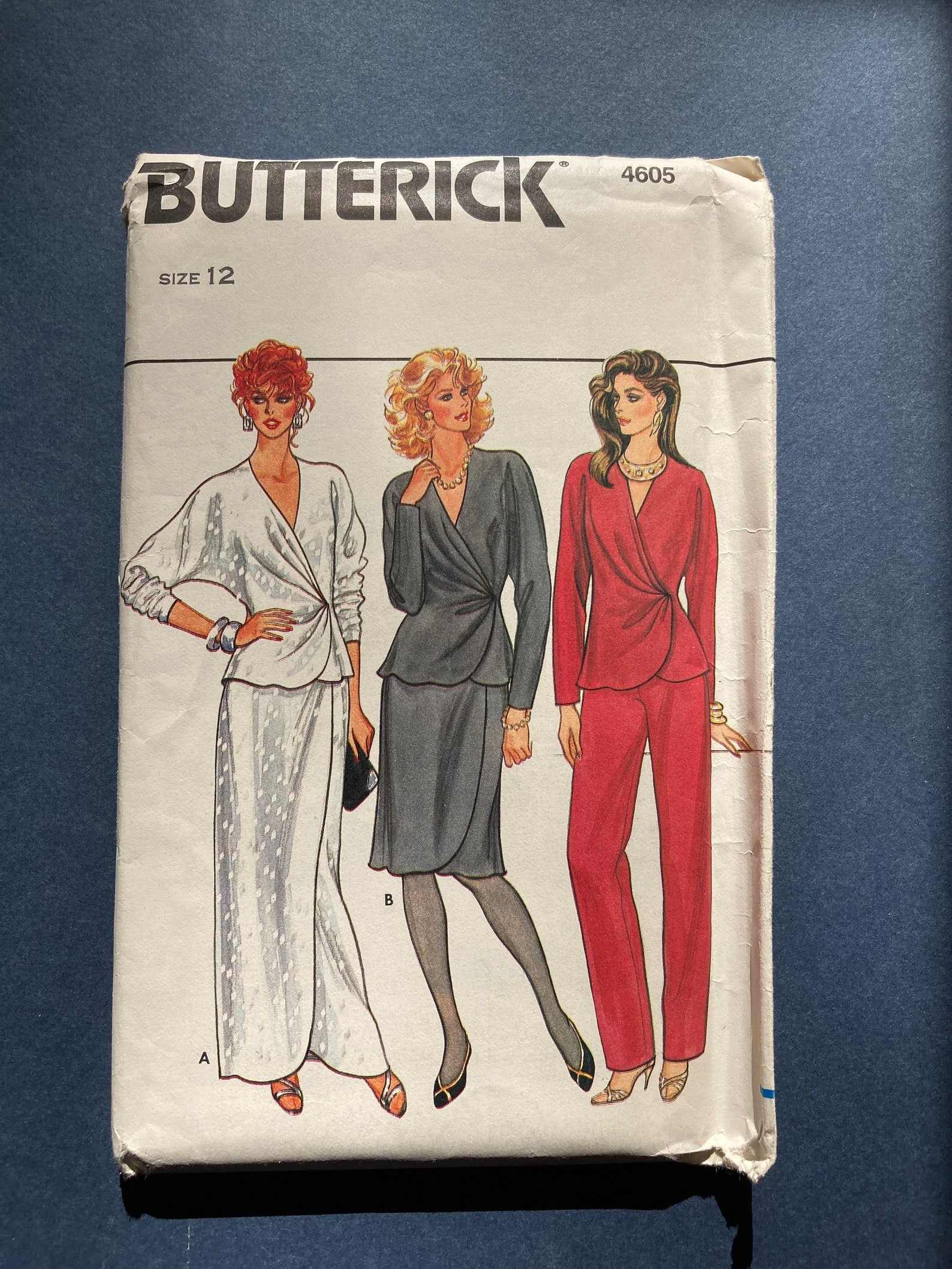 Vintage BUTTERICK Sewing Pattern 4605 Misses' Tunic, Skirt, and Pants ...