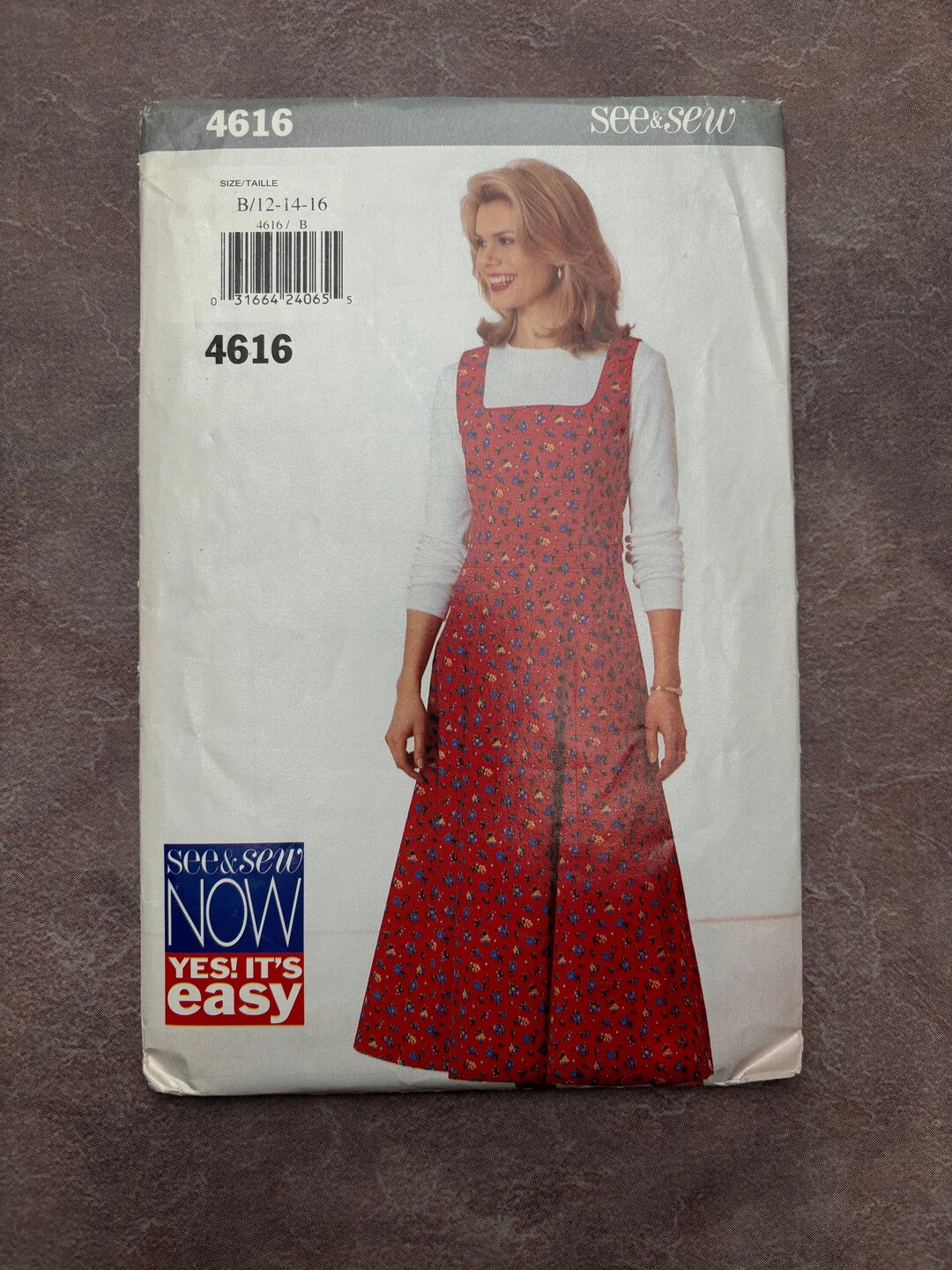 Vintage See & Sew BUTTERICK Sewing Pattern 4616 Misses' - Etsy