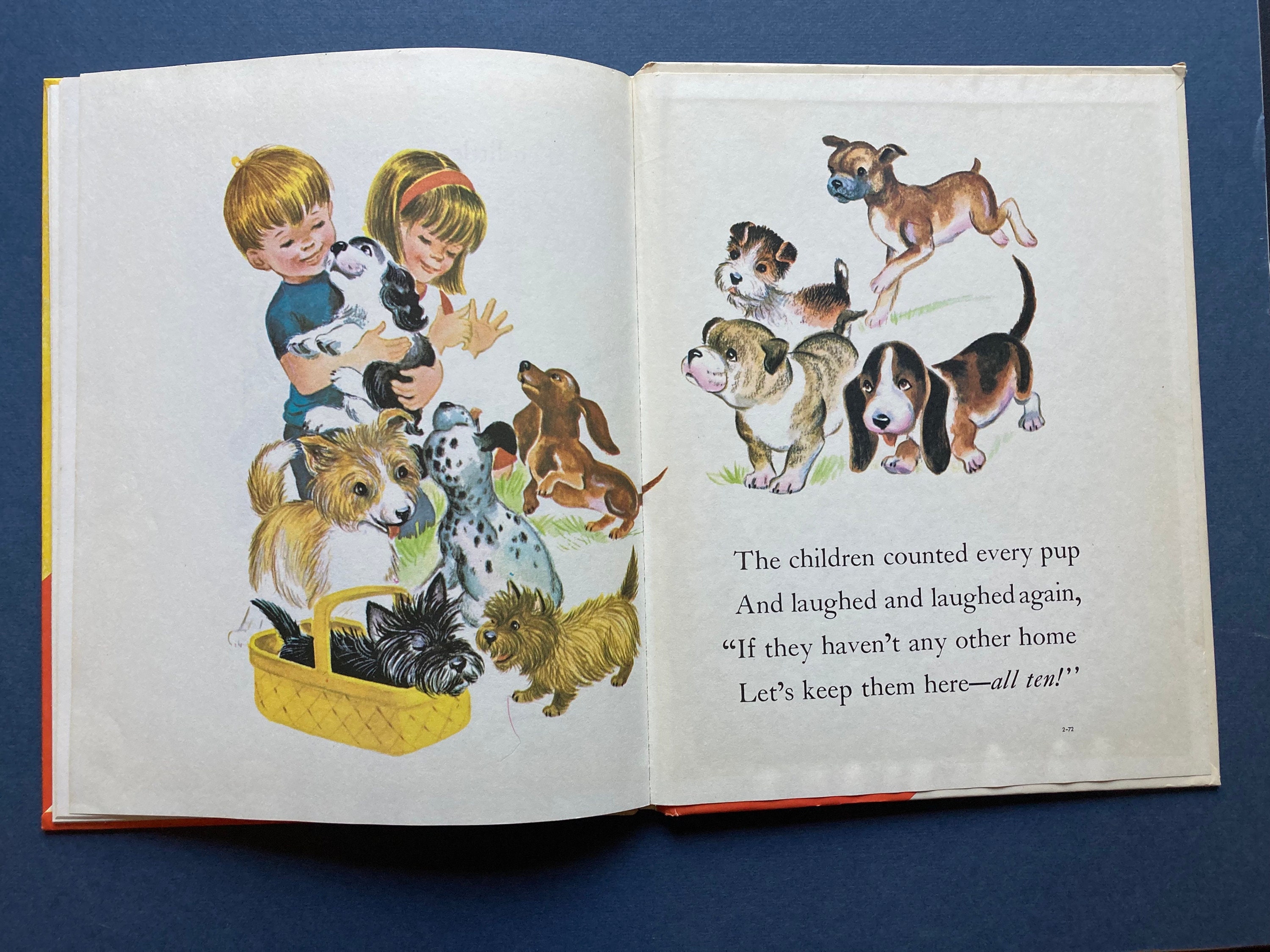 Vintage Count the Puppies Big Edition Start Right Elf Book Rand Mcnally ...