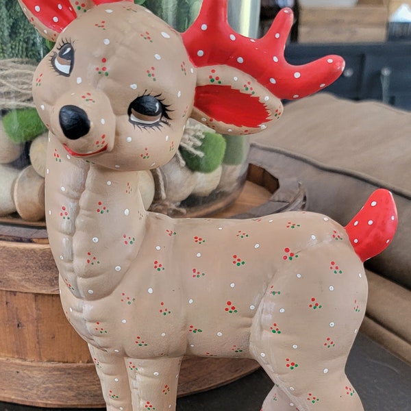 Ceramic Reindeer - Etsy