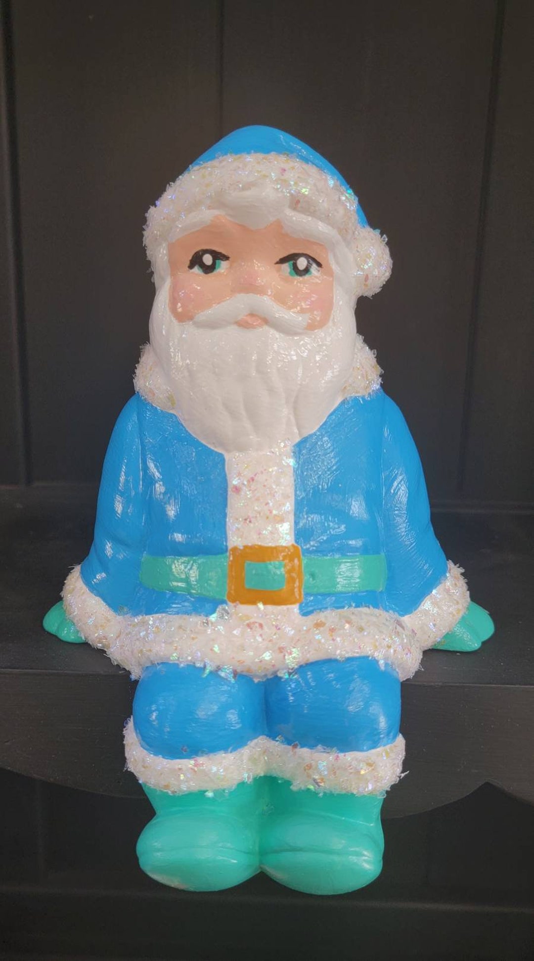 Handpainted Shelf Sitter Whimsical Retro / Vintage Style Festive ...