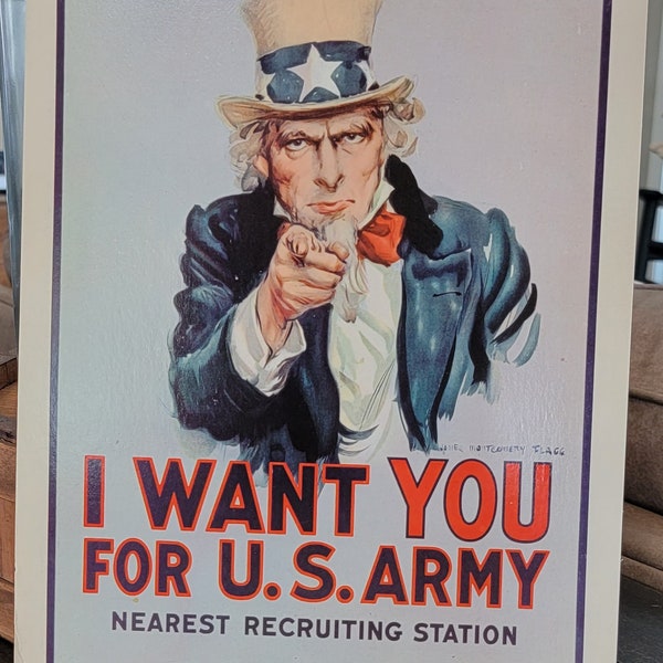 Uncle Sam Poster - Etsy