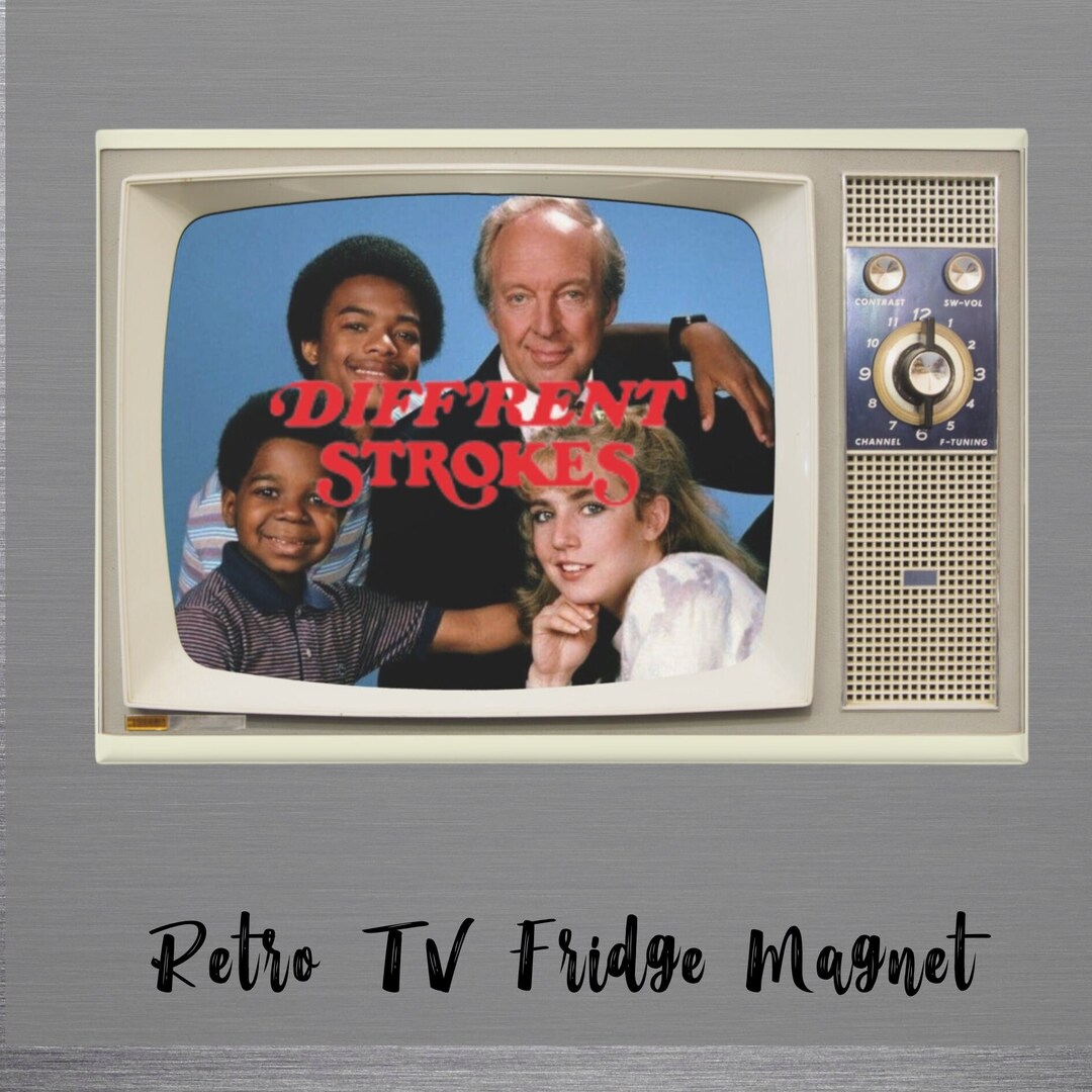Retro TV Different Strokes ,fridge Magnet, Collectible, Classic 70's TV ...