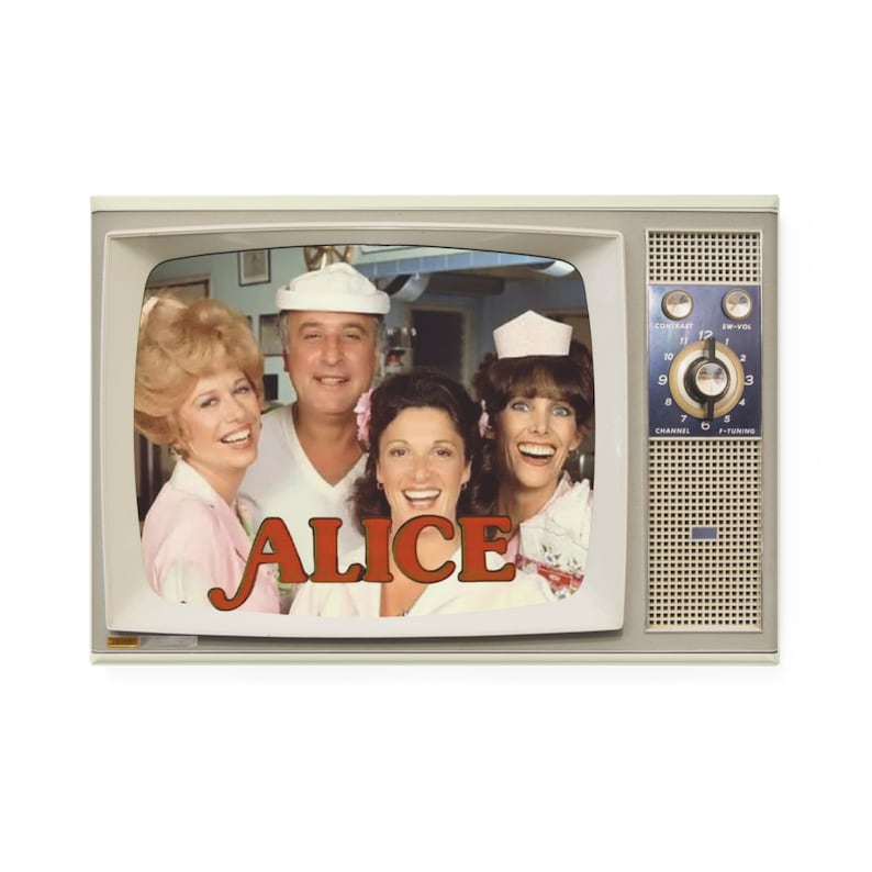 Retro TV Alice , Fridge Magnet, Fridge Art, Classic 70's TV Show, Gift ...