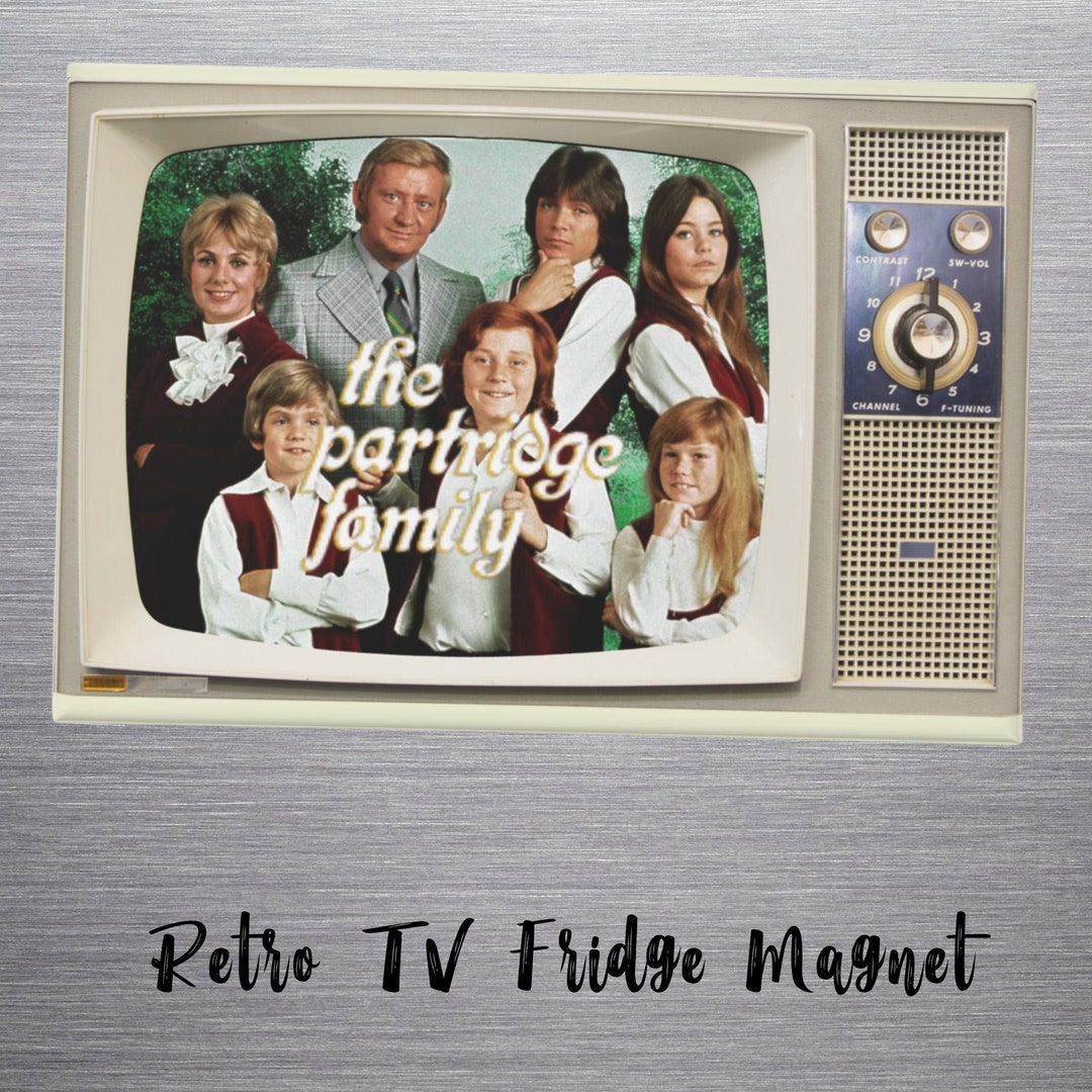 Retro TV Partridge Family, Fridge Magnet, Collectible, Classic 70's TV ...