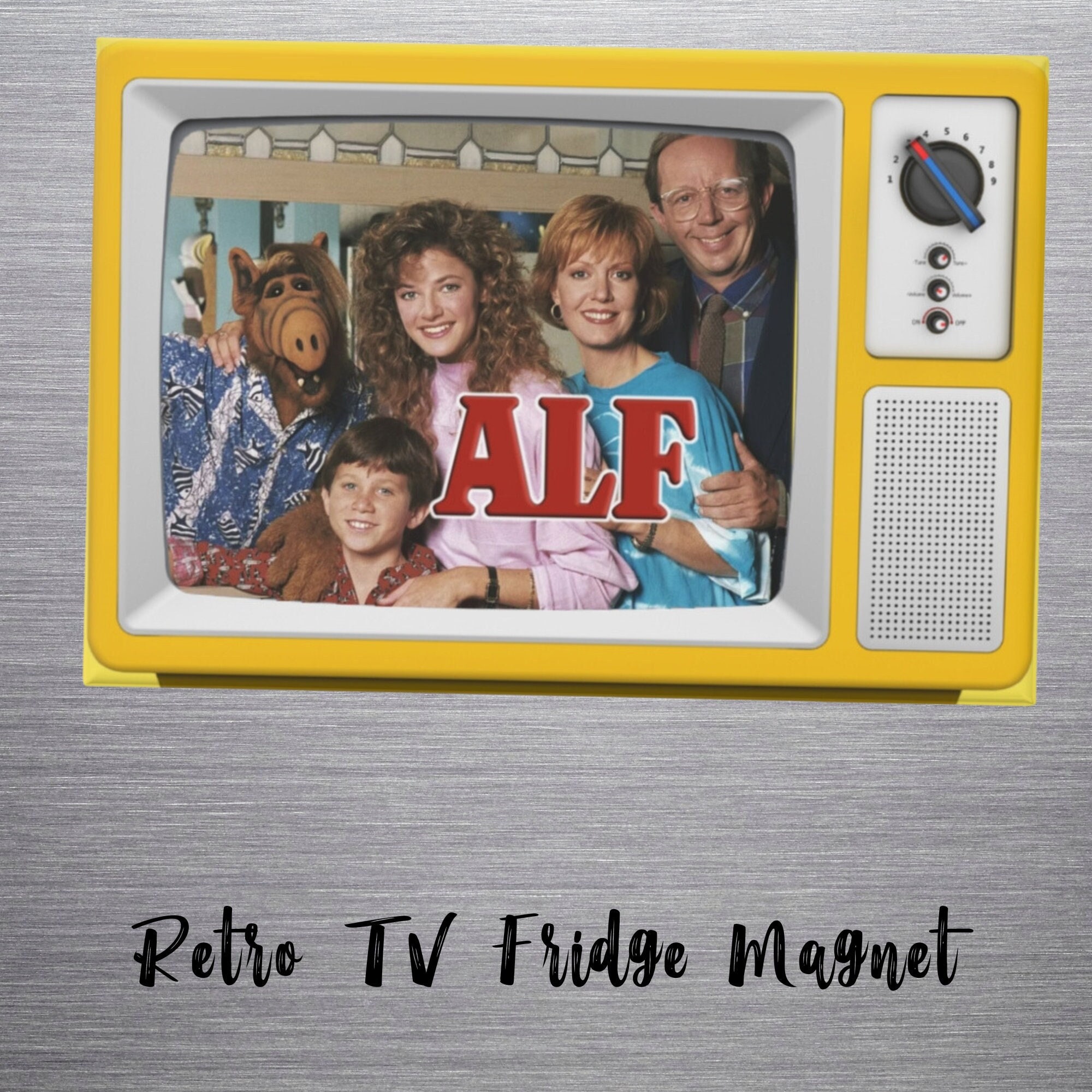 Retro TV ALF, Gifts for Women, Fridge Magnet, Classic 80's TV Show ...