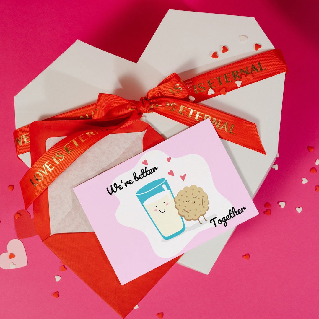 Printable Valentine Day Card for Him-we're Better Together, Couples ...