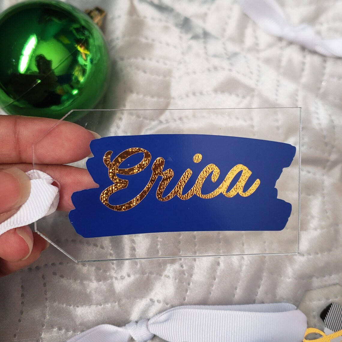 Personalized Acrylic Gift Tags, Acrylic Gift Tag, Vinyl Acrylic ...