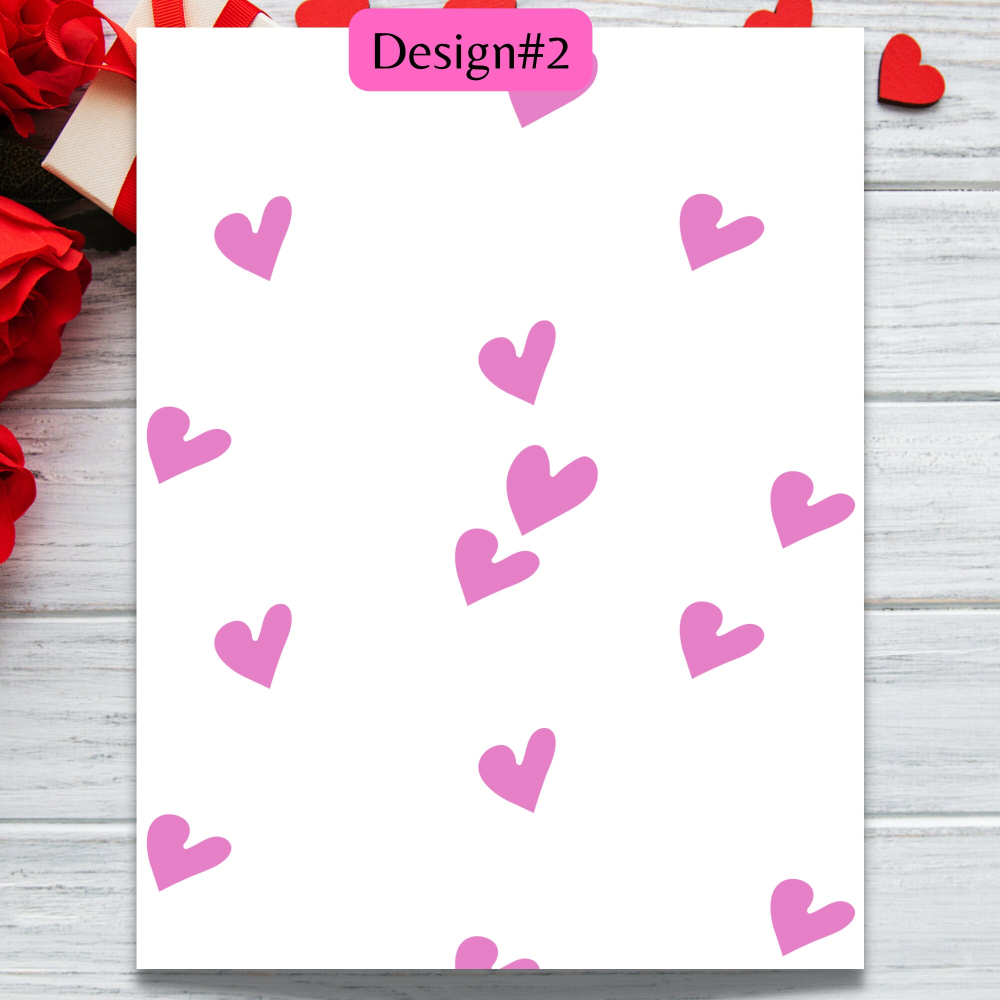 Valentine Gnomes Printable Stationary Note Taking Paper Scrapbook Paper ...