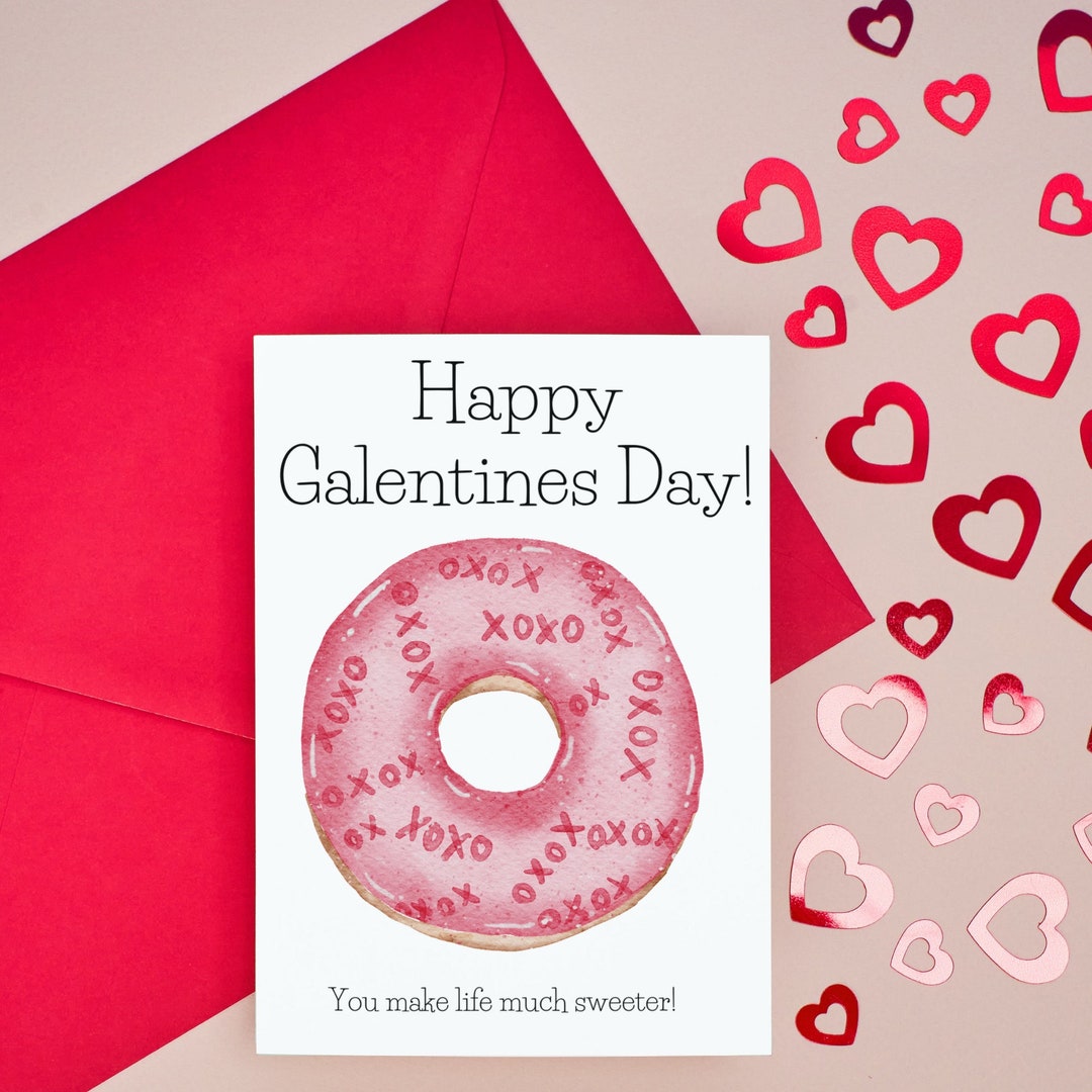Galentine's Day Card for Your Galentines Day Party Thank You Card for ...