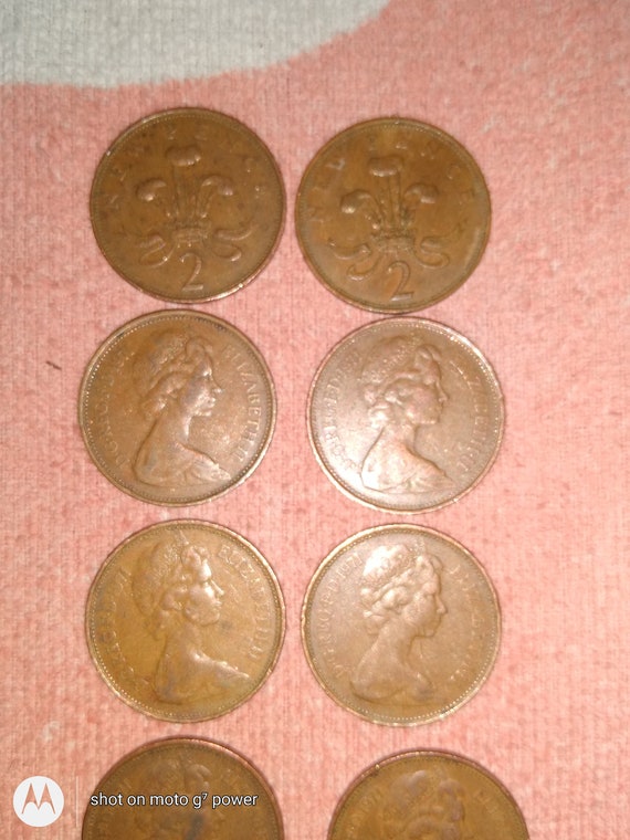 1971 2p New Pence Coins - Etsy