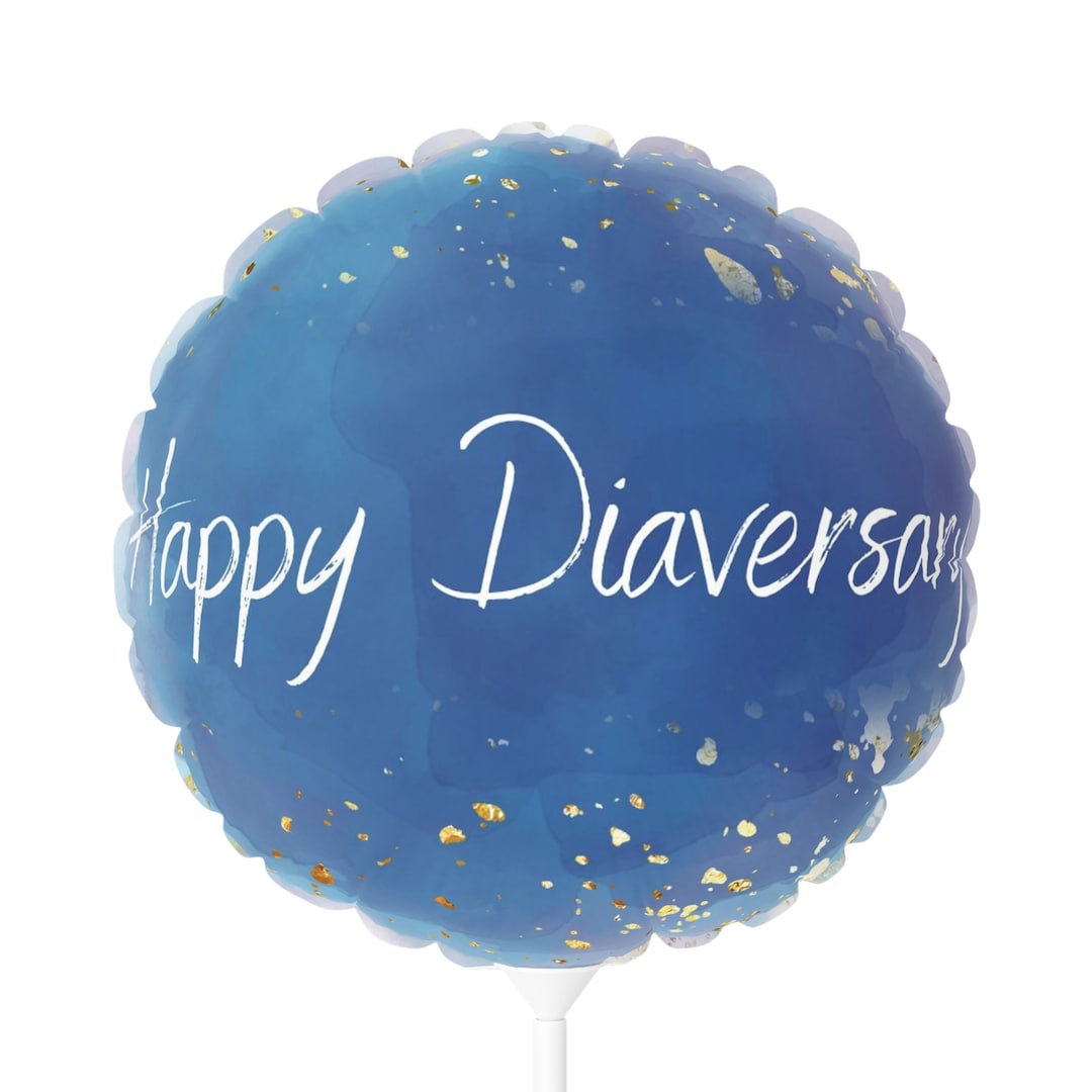Happy Diaversary Diabetic Balloon, Awareness Party Decor, Diabetes ...